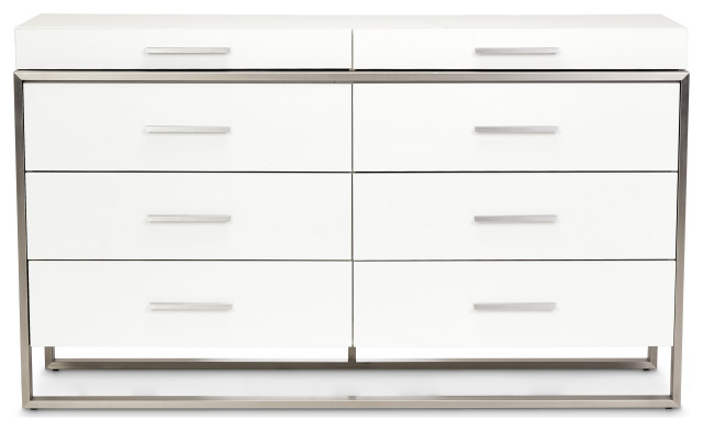 Marquee Dresser - Cloud White - Contemporary - Dressers - by HedgeApple ...