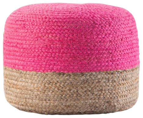 Lydia Round Pouf - Contemporary - Floor Pillows And Poufs - by Simpli ...