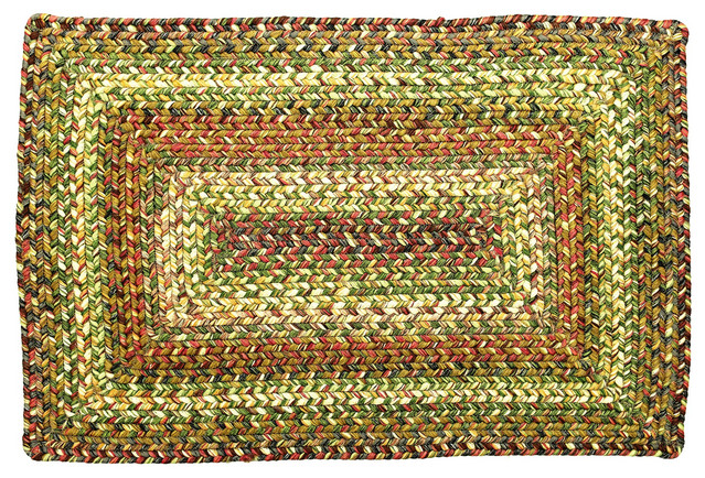 Rainforest Rectangle Ultra Durable Braided Rug - 3'x5', 3' x 5 ...