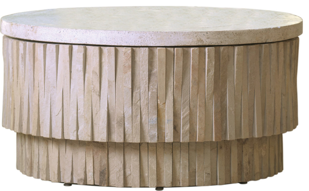 Round Teeter Totter Cocktail Table - Transitional - Coffee Tables - by ...