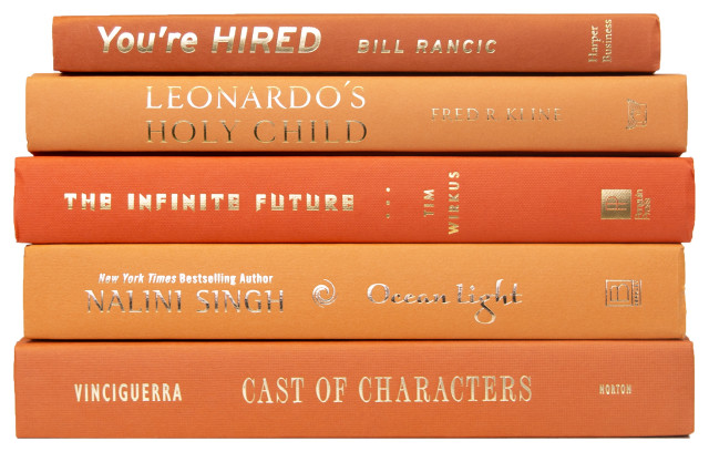 Modern Canyon Book Stack, 5-Piece Set - Traditional - Books - by Booth ...