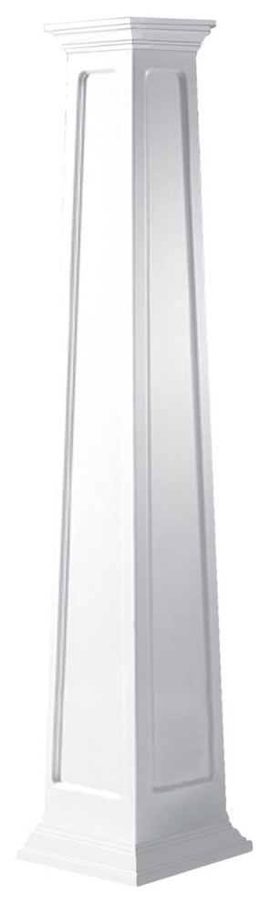 Endura-Craft Craftsman Classic, Square Tapered, Recessed Panel Column ...