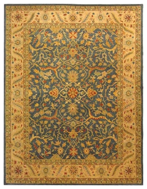 Safavieh Antiquity Blue Traditional Rug - 11' x 15', 11' x 15 ...