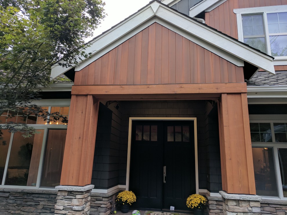 Need help in how to finish porch gable!