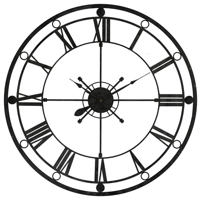 Tower Clock Wall Clock - Industrial - Wall Clocks - by HedgeApple | Houzz