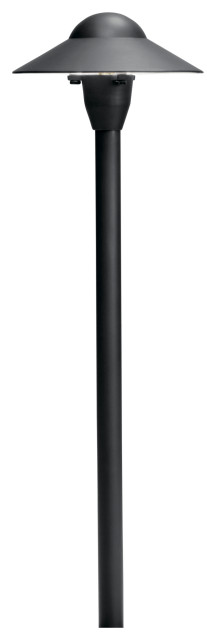Textured Black Dome Path Light 6in - Transitional - Path Lights - by ...