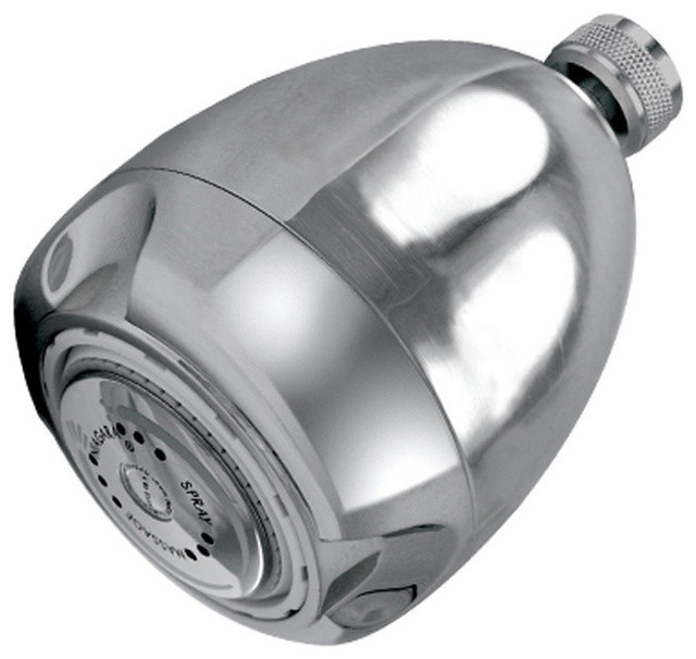 Niagara Earth Showerhead, Chrome, N2912CH - Contemporary - Showerheads ...