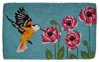 Hummingbird Doormat - Tropical - Doormats - by Imports Decor Inc. | Houzz