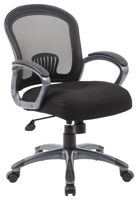 Boss Ergonomic Mesh Task Chair, Mid Back - Contemporary - Office Chairs ...