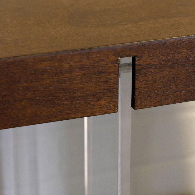 Austin Console Table, Chestnut Brown - Transitional - Console Tables ...