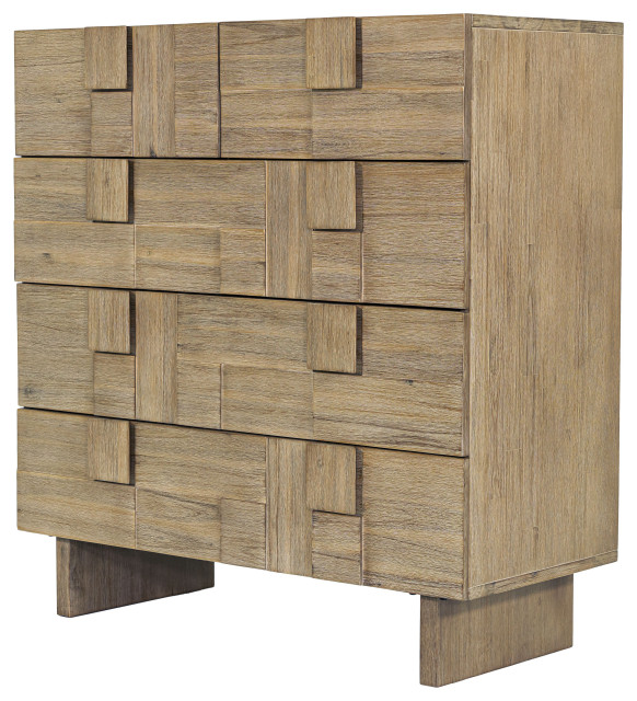 Atlantis 5-Drawer Chest, Taupe - Transitional - Dressers - by LH Home ...