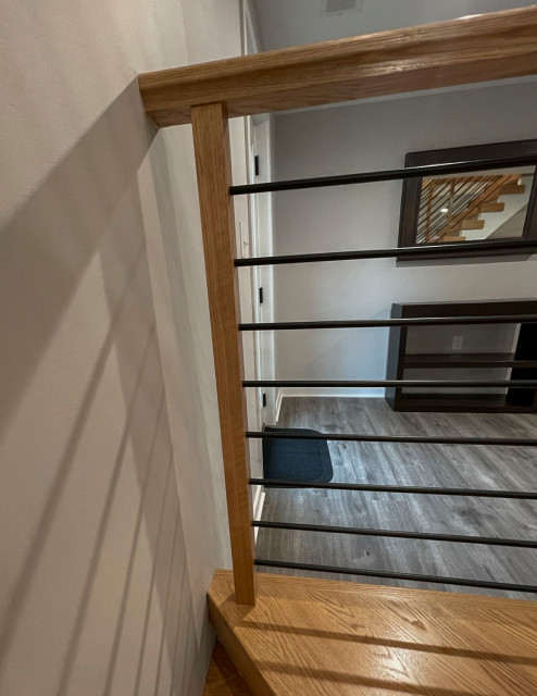 99_Modern & Open L-Shape-Winder Stair, Arlington VA 22207 - Staircase ...