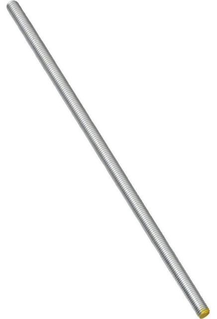 National Hardware N179-432 4000BC Steel Threaded Rod in Zinc plated ...