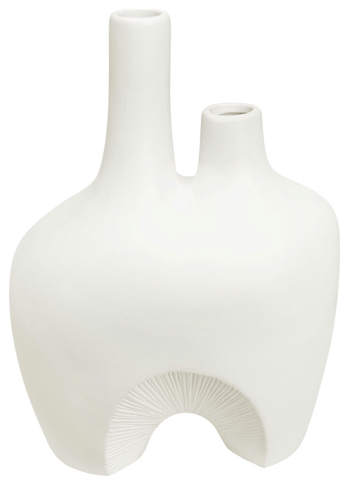 Pioneer Off-White Vase - Contemporary - Vases - by Renwil | Houzz