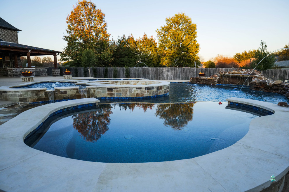 Selah Pools | 2021 Build of the Year - Rustic - Pool - Dallas - by ...