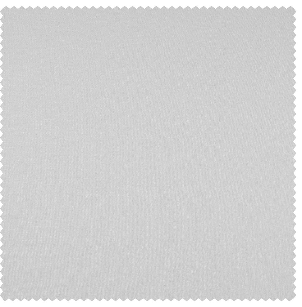 Bright White Euro Linen Swatch Sample, 4W X 4L, 4W x 4L - Transitional ...