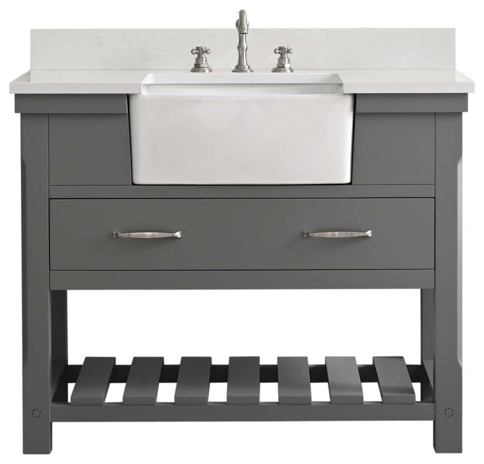 Wesley 42" Bathroom Vanity - Transitional - Bathroom Vanities And Sink ...
