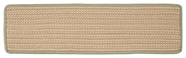 Boat House - Olive Stair Tread (set 13) - Beach Style - Stair Tread ...