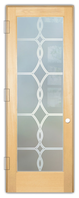 Interior Prehung Door or Interior Slab Door - Diamond Beads - Primed ...