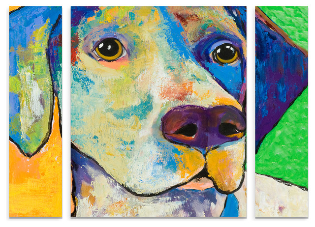 Pat Saunders-White 'Yancy' Multi Panel Art Set Large, 32"x24 ...