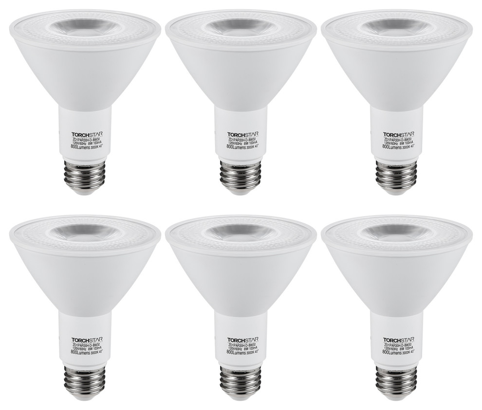 TORCHSTAR PAR30 LED Bulb, Dimmable Spotlight Bulbs, 3000K Warm White ...