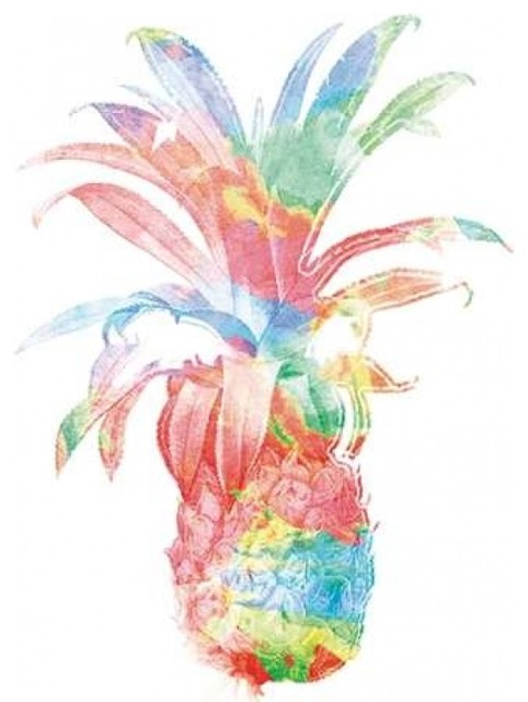 Colorful Pineapple Clean Poster Print by Jace Grey - Item ...