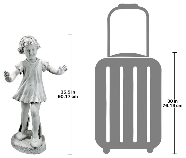 Hillary in Heels Garden Girl Statue - Traditional - Garden Statues And ...