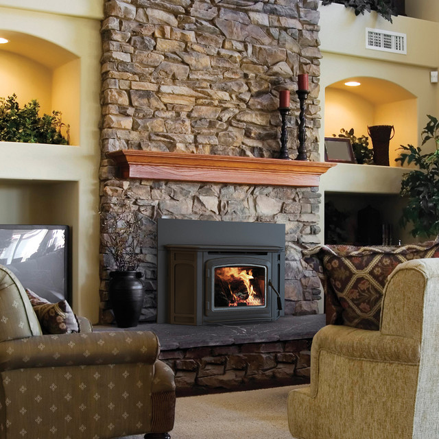 Montlake 230 - Wood Fireplace Insert by IronStrike - Traditional ...