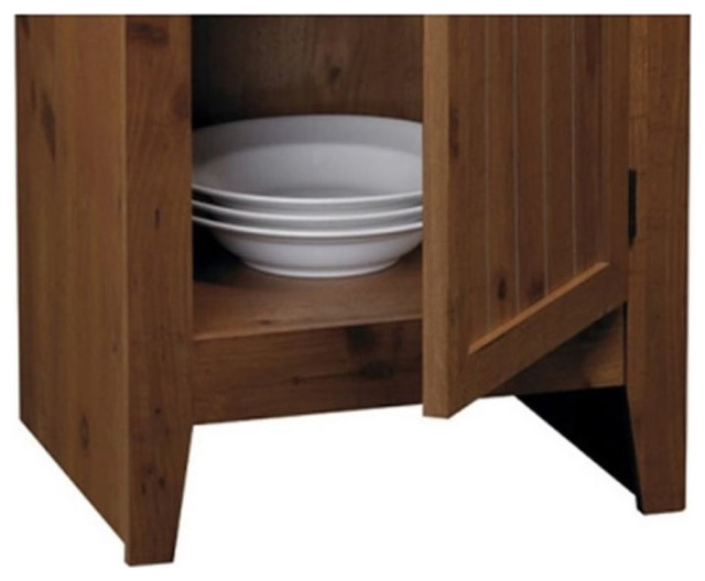 Catania Modern / Contemporary Single Door Kitchen Pantry in Old Fashion ...
