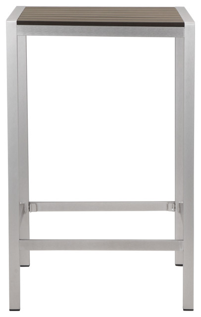 Betty 28" Bar Table Grey - Contemporary - Indoor Pub And Bistro Tables ...