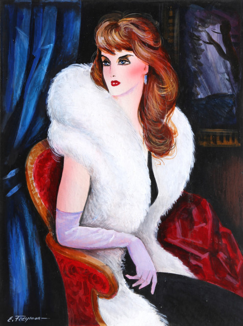 Elegance Deluxe, Erik Freyman, 8.25x7.5 - Contemporary - Paintings - by ...