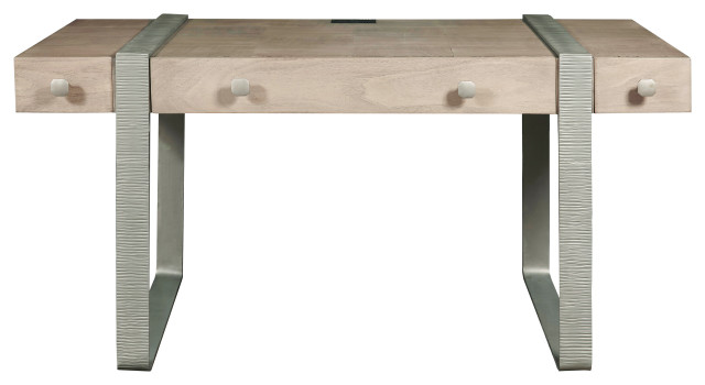 Industrial Contemporary Desk With Drawers - Transitional - Desks And ...