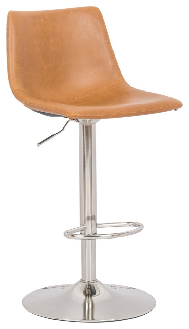 Whisper Leather Stool - Contemporary - Bar Stools And Counter Stools ...