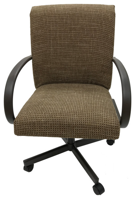 Swivel Caster Dining Chair - M-60 on Wheels - Transitional - Dining ...