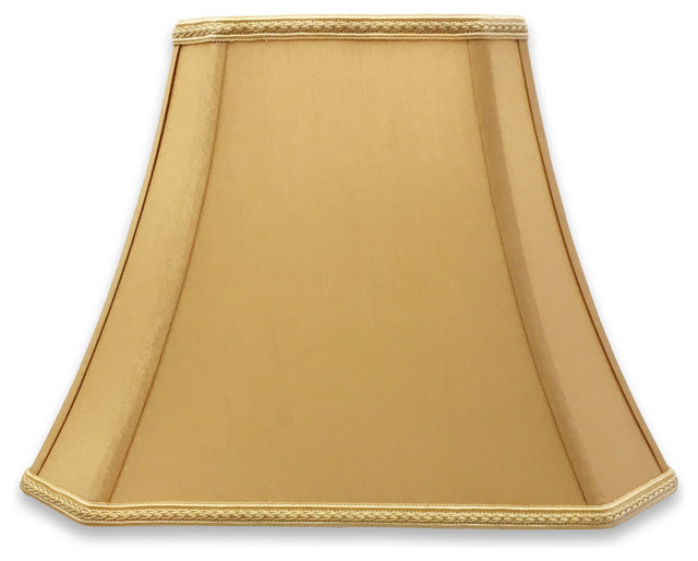 Rectangle Bell Cut Corner Designer Lamp Shade - Transitional - Lamp ...