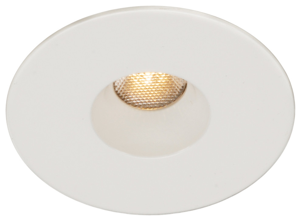 LEDme Miniature Round Recessed Task-Light 3000K Soft White, White ...