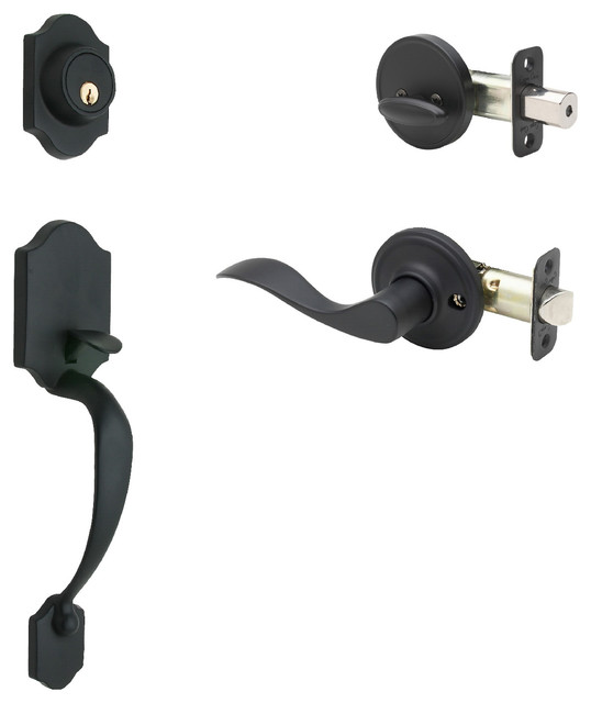 Active Handle Set, Waverlie Lever Interior Trim - Traditional - Door ...