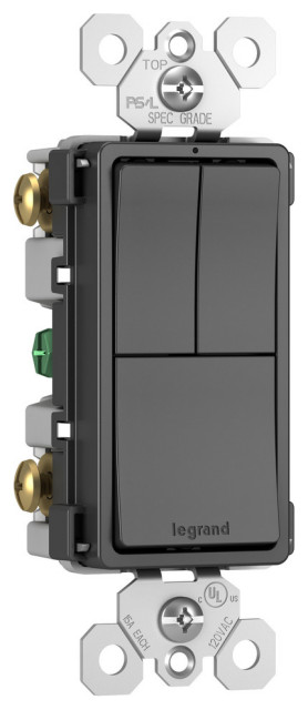 Two Single Pole Switches and Single Pole/3-Way Switch - Transitional ...