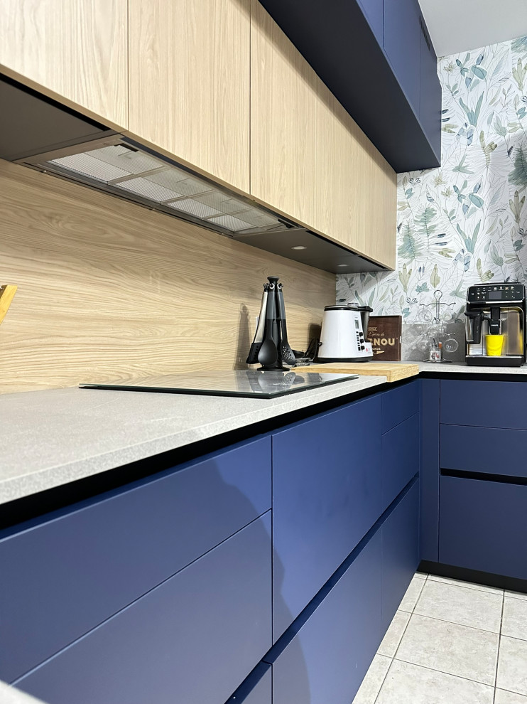 Cuisine qui inspire l'élégance et la sérénité - Eclectic - Kitchen ...