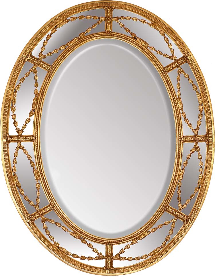 Adamesque, 41"x55" - Traditional - Wall Mirrors - by Friedman Brothers ...