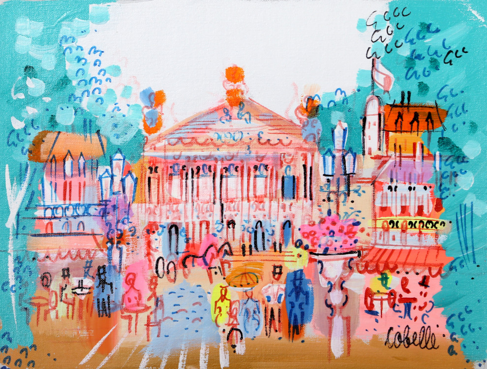 Pantheon 3, Charles Cobelle, 12x16 - Contemporary - Paintings - by ...