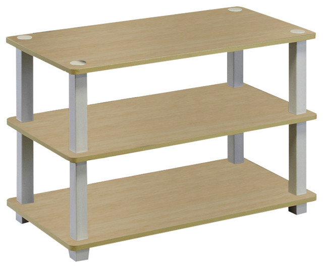 Furinno 13080DC/BK Turn-S-Tube 3-Tier Shoe Rack, Dark Cherry/Black ...