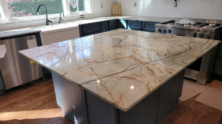 3/4" Roma Blue Quartzite Kitchen Countertops - Contemporary - Kitchen ...