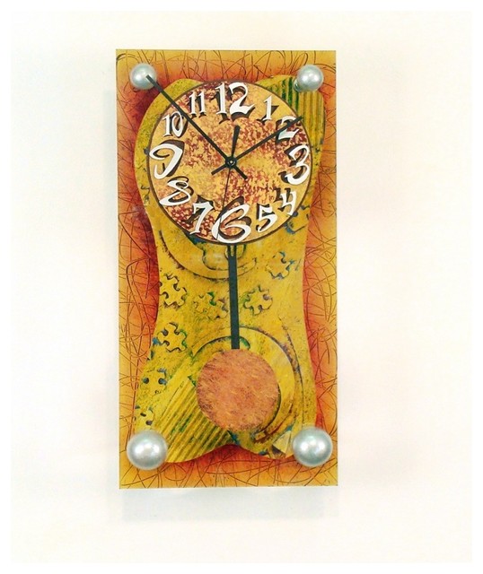 February Wall Clock - Contemporary - Wall Clocks - by david scherer | Houzz