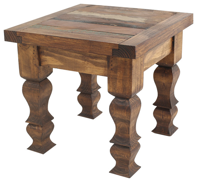 Rustic Old Door End Table - Farmhouse - Side Tables And End Tables - by ...