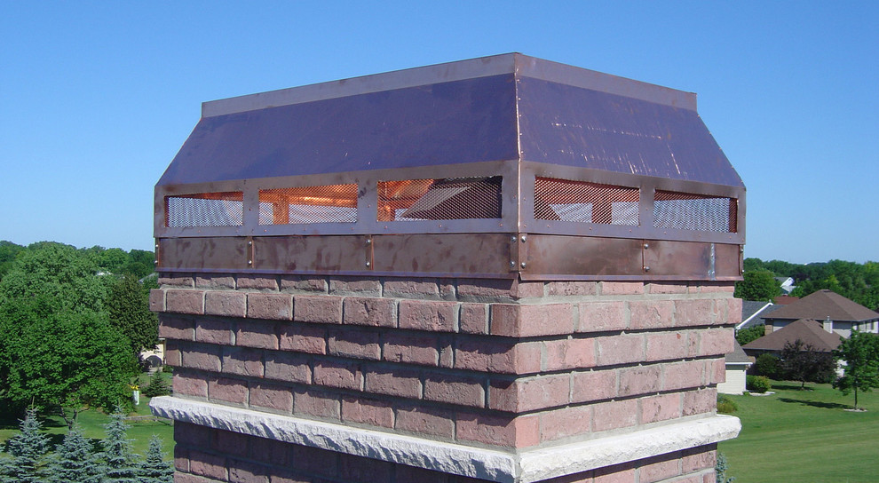Copper Chimney Cap - Traditional - Other - by Vande Hey Raleigh | Houzz UK