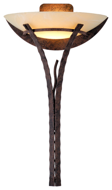 12W Rustic Range Wall Sconce - Rustic - Wall Sconces - by Hansen ...