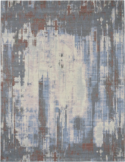 Nourison ARTWORKS Contemporary Rugs ATW04, 9'6"x12'6" - Contemporary ...