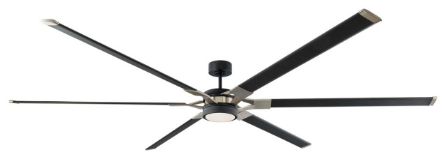 Loft 96" Ceiling Fan, Midnight Black - Transitional - Ceiling Fans - by ...