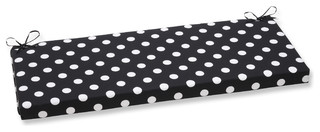 Polka Dot Bench Cushion - Contemporary - Outdoor Cushions And Pillows ...